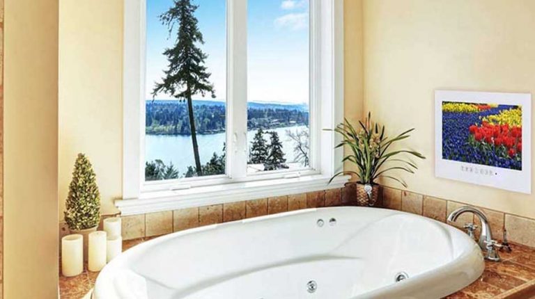 Best waterproof smart TV for bathroom in 2022 - The Indoor Haven